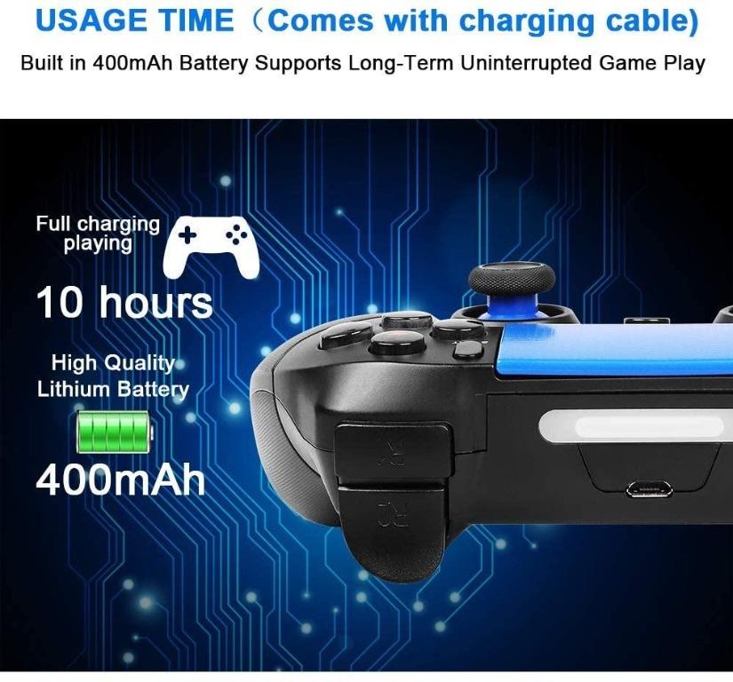 Mobile Wireless Game Controller, PowerLead Wireless Gamepad ...