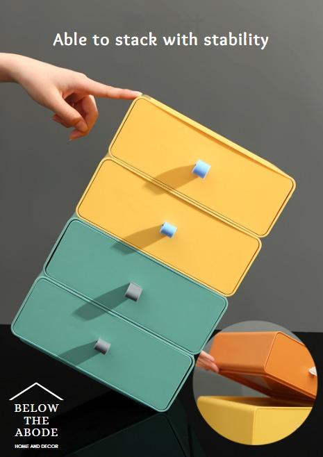 Multi-layer Stackable Japanese Style Office Desk Storage Box Organizer ...