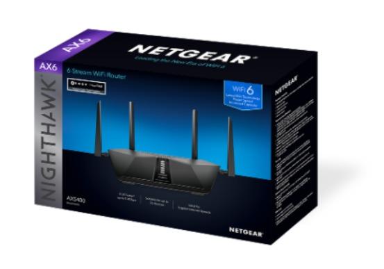NETGEAR Nighthawk® 6-Stream Dual-Band WiFi 6 Router (up to 5.4Gbps ...