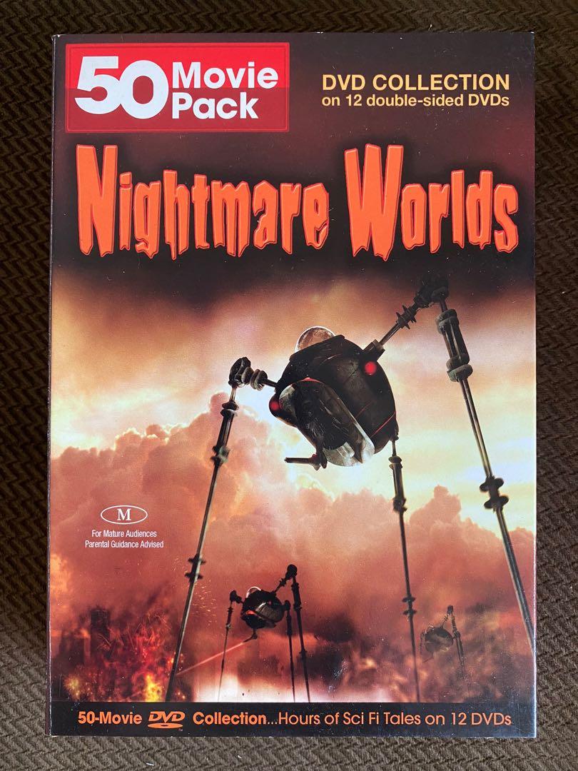 Nightmare Worlds 50 Movie 12-Disc Pack Collection Box Set, Hobbies ...