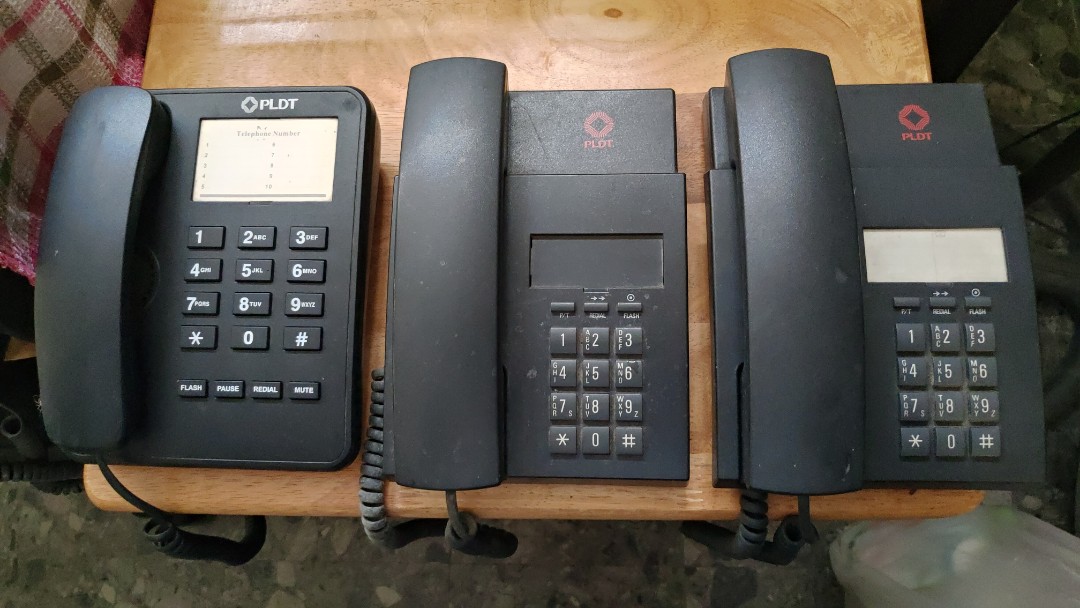 One lot PLDT basic corded telephones, TV & Home Appliances, Other Home ...
