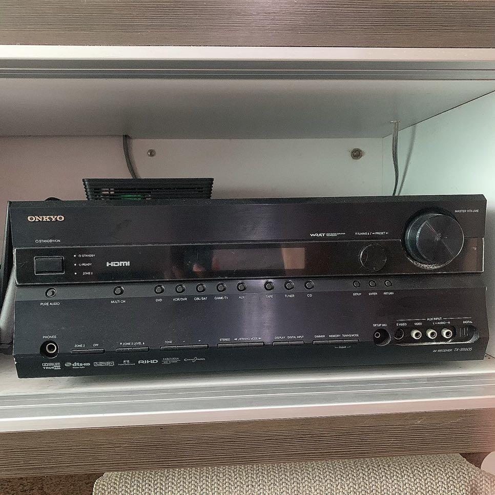 ONKYO TX-SR605 7.1 AV Receiver Amplifier, TV & Home Appliances, TV & Entertainment ...