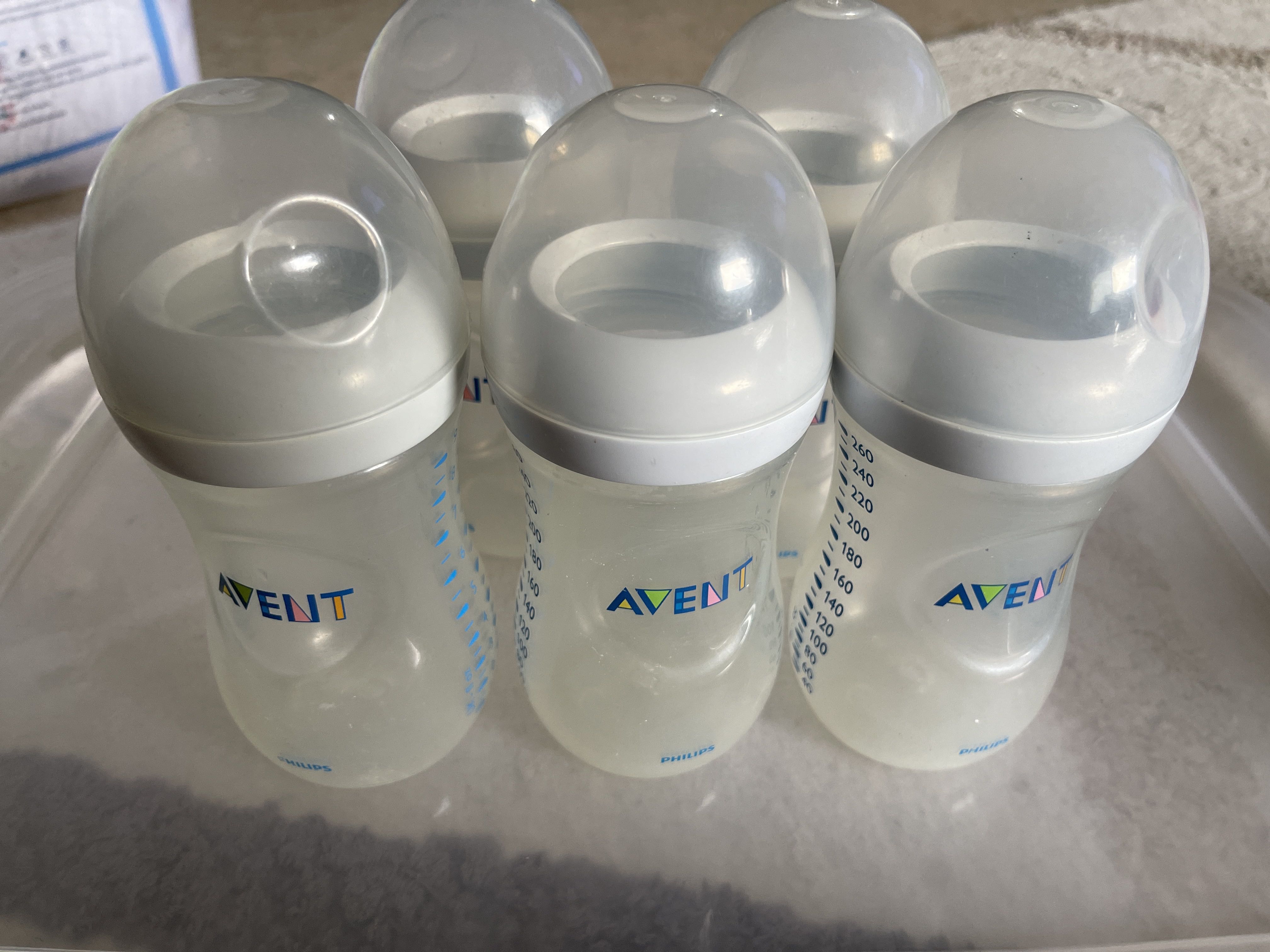 Philips Avent milk bottles (5 bottles), Babies & Kids, Nursing ...