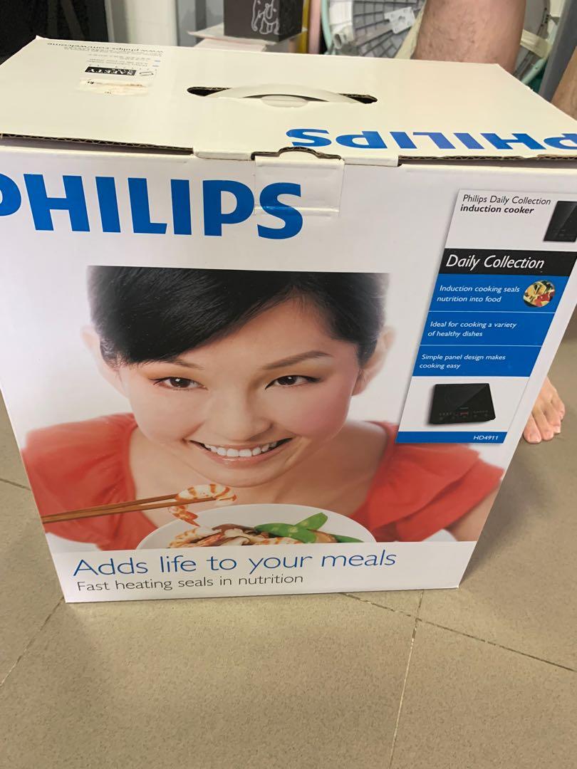 Philips induction cooker HD4911, TV & Home Appliances, Kitchen ...