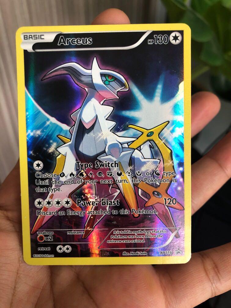 Pokemon Arceus full art., Hobbies & Toys, Toys & Games on Carousell