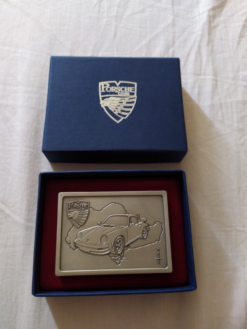 Porsche Club Singapore Name Card Holder, Hobbies & Toys, Memorabilia ...
