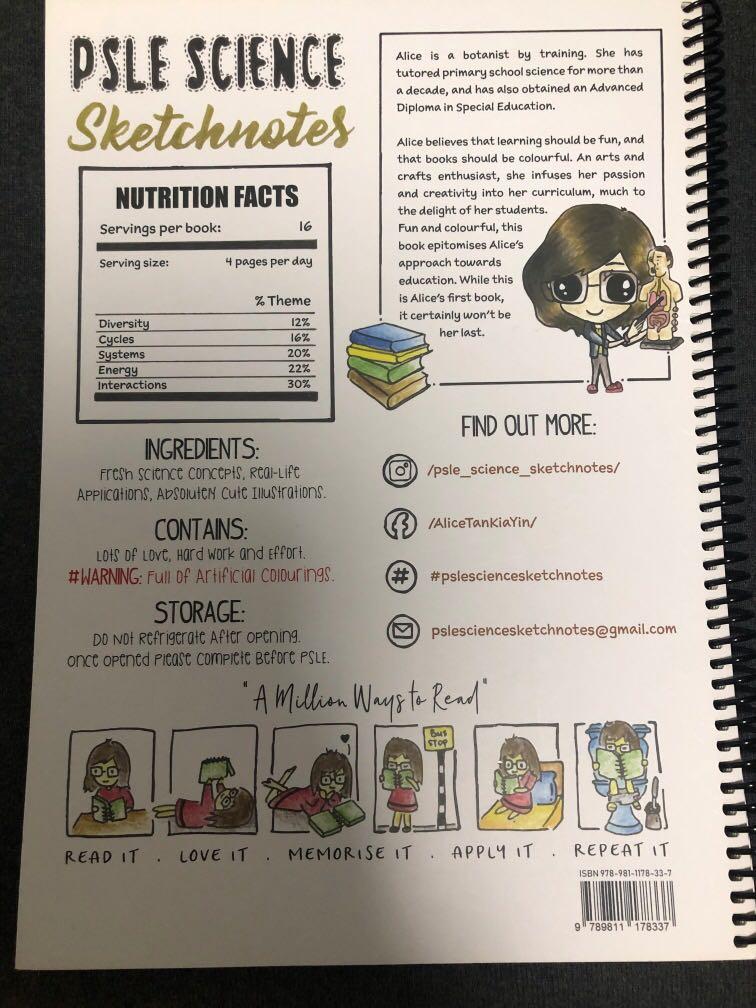 PSLE science sketch notes, Hobbies & Toys, Books & Magazines ...