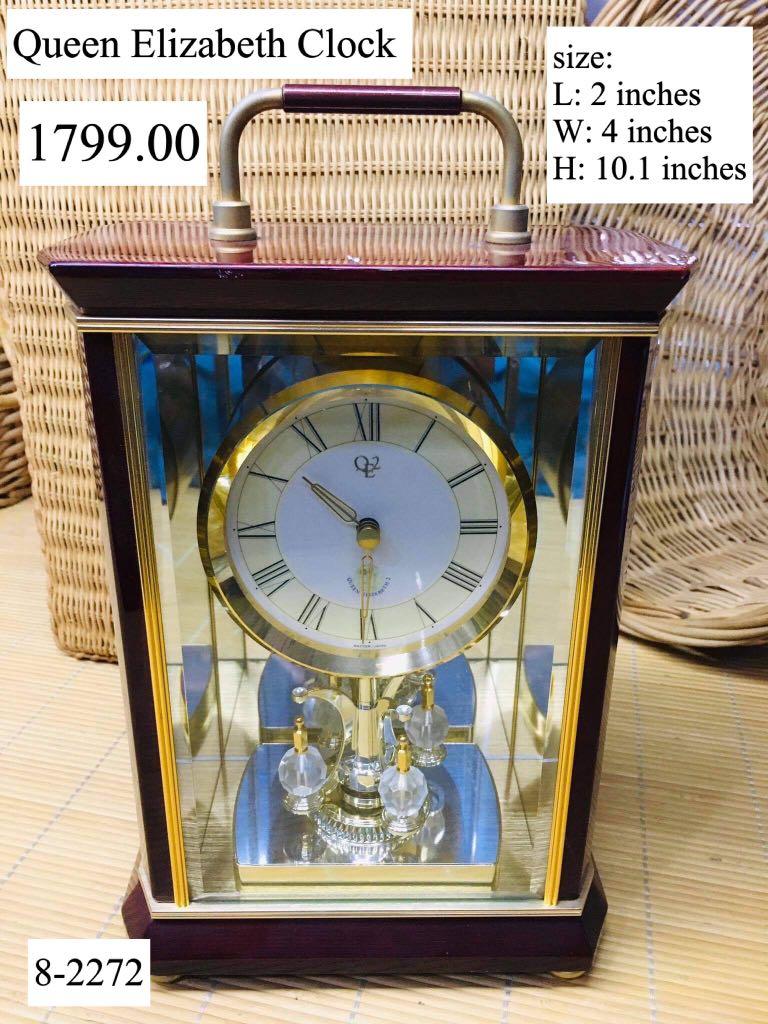 Queen Elizabeth Clock, Furniture & Home Living, Home Decor, Clocks on ...