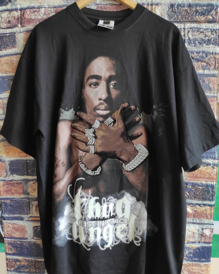 RARE VINTAGE BOOTLEG TUPAC SHAKUR RAPTEE TUPACTHADON, Men's Fashion ...