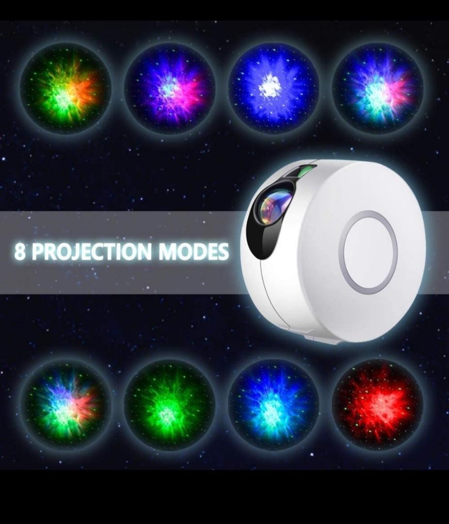Rotating LED Projector Light Starry Sky Ocean Wave Star Galaxy Night ...