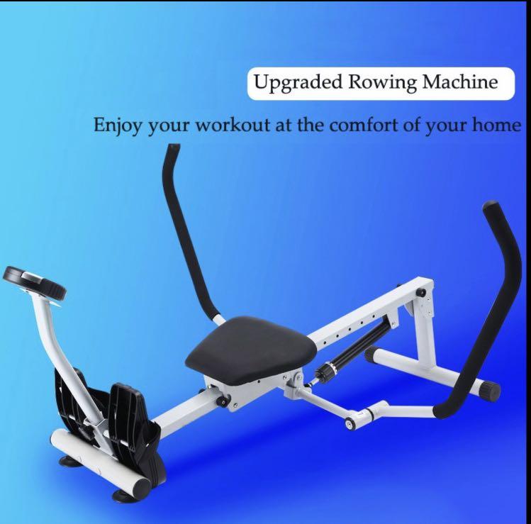 Rowing machine 12 levels of resistance foldable rowing machine, Sports ...