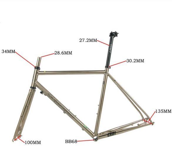 Seaboard Tsunami CX-01 (Frameset Only), Sports Equipment, Bicycles ...