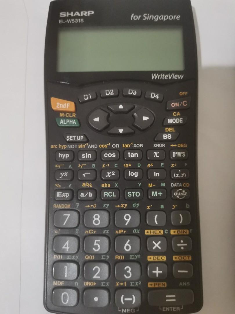 Sharp EL-W531S for Singapore, Hobbies & Toys, Books & Magazines ...