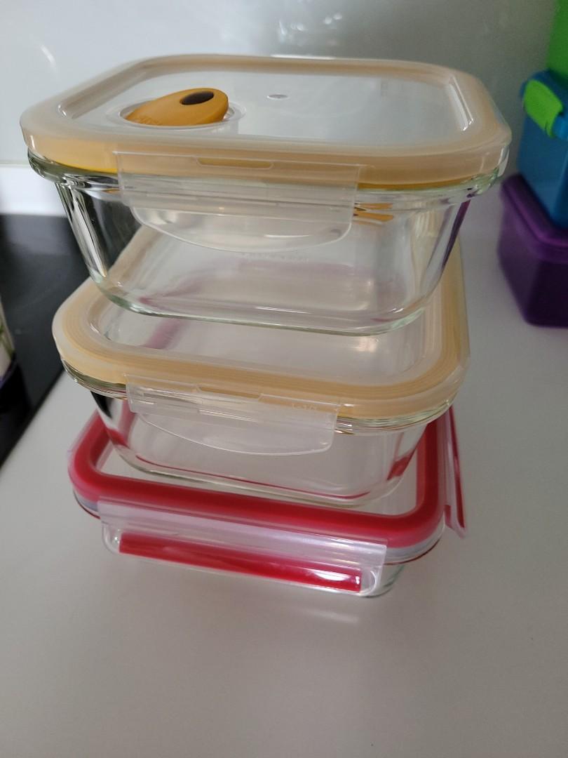 Sistema Tupperware food glass container, TV & Home Appliances, Kitchen ...
