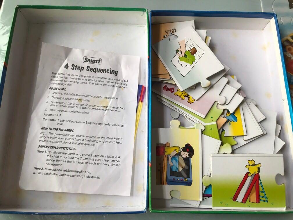 Smart 4 step sequencing puzzle for early years, Hobbies & Toys, Toys ...