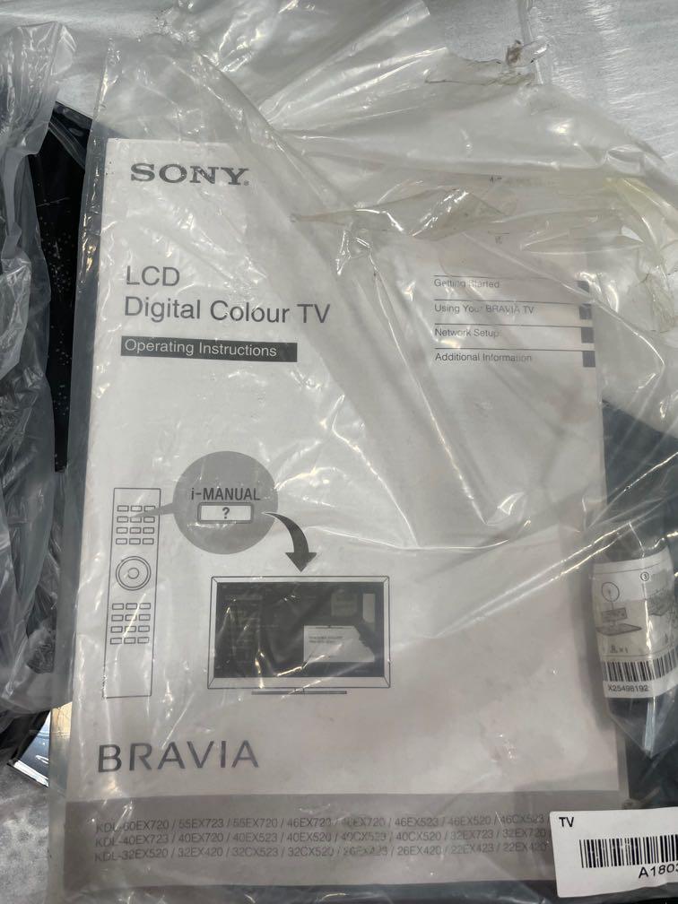 Sony Bravia TV stand base, TV & Home Appliances, TV & Entertainment, TV ...