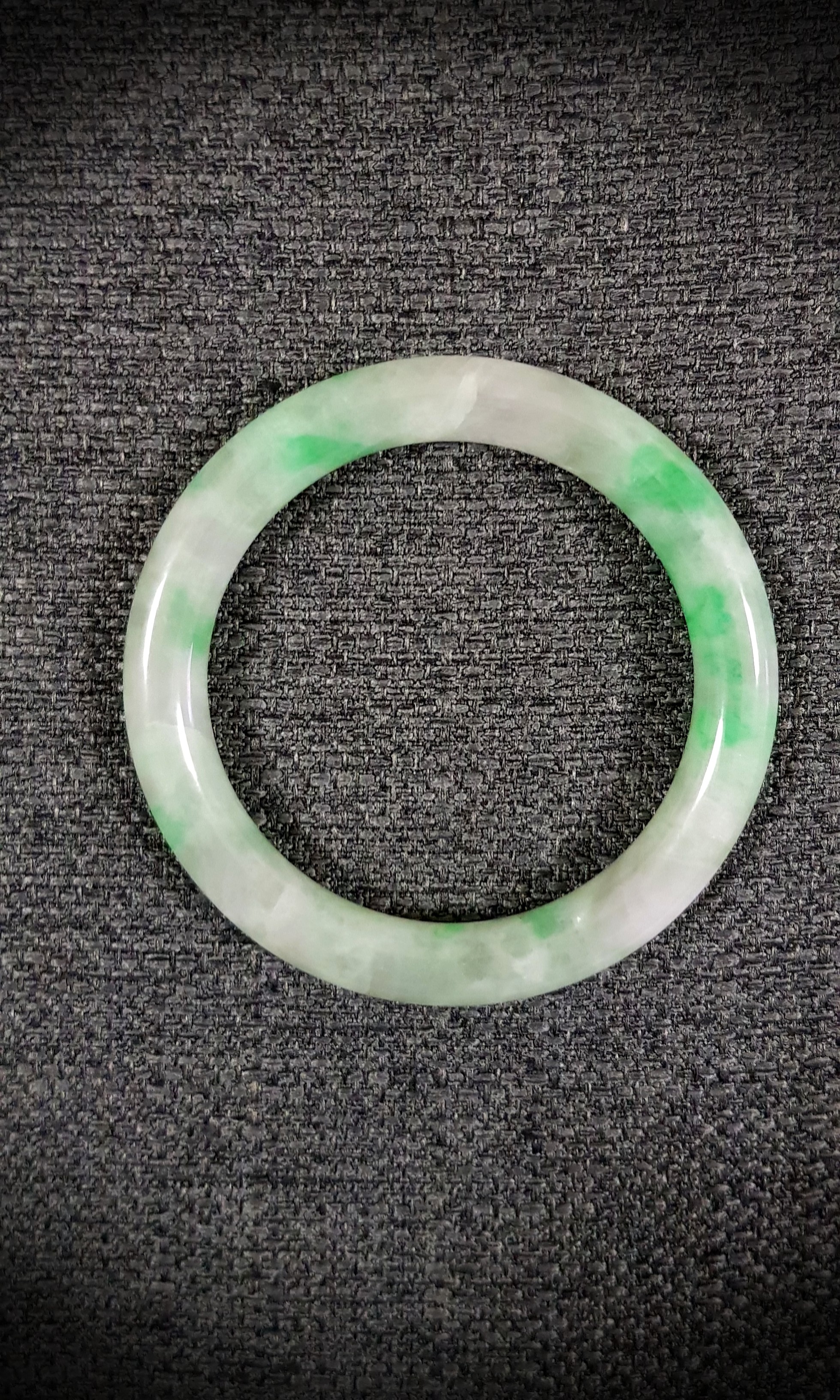 Type A Natural Fei Cui Jade Bangle, Women's Fashion, Jewelry ...