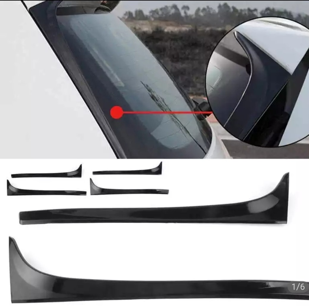 Volkswagen Golf MK7 Rear Window Side Trim Spoiler, Car Accessories ...