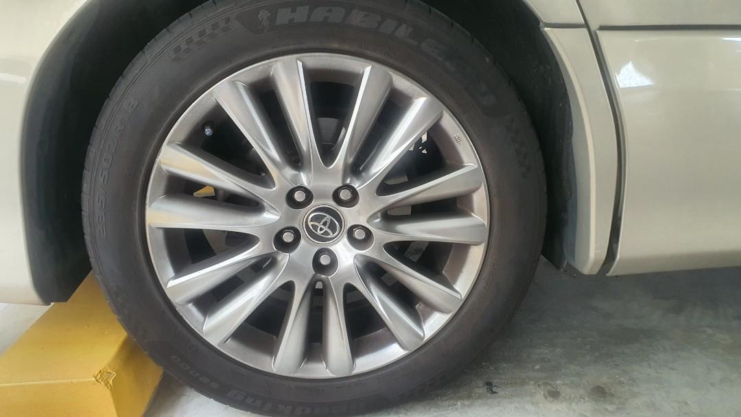 18" rims for Toyota Estima, Car Accessories, Tyres & Rims on Carousell