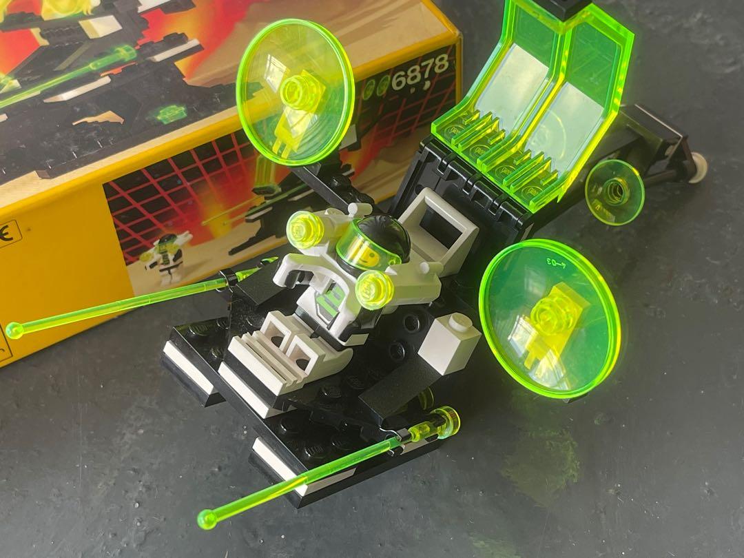 已開封 有砌過 1991年 Lego Blacktron 6878 Space Sub Orbital Guardian & minifig ...