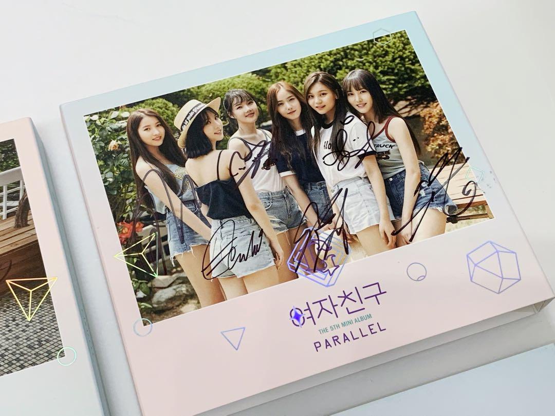 親簽連小卡 GFRIEND PARALLEL簽名專輯 親筆簽名 全體 全員 Sowon Yerin Eunha Yuju SinB Umji ...