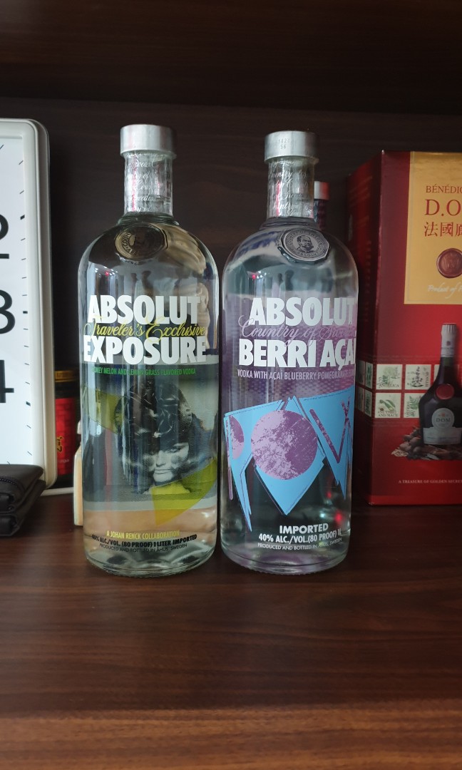 Absolut Vodka, Food & Drinks, Alcoholic Beverages on Carousell