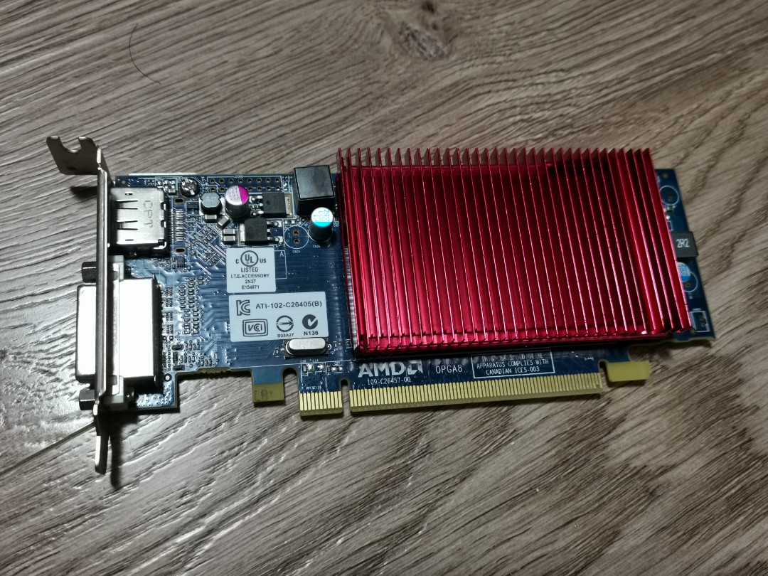 Amd Radeon HD6450 low profile graphic card for sale, Computers & Tech ...