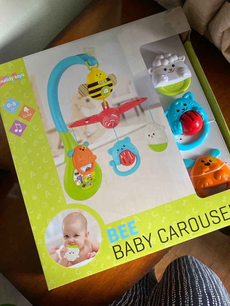 Bee baby Carousel for cot, Babies & Kids, Infant Playtime on Carousell