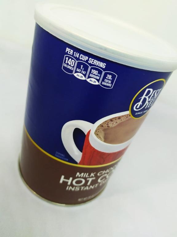 BEST YET Milk Chocolate Hot Cocoa Instant Drink Mix 20 OZ. 567Grams ...