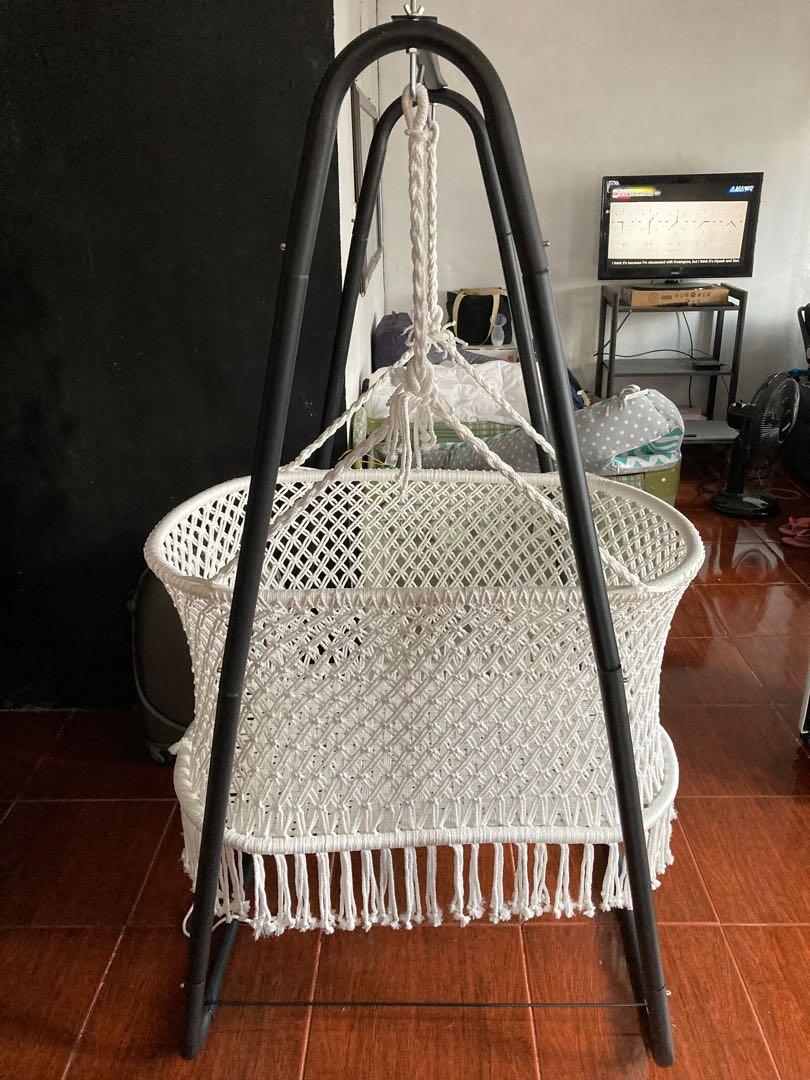 BUNDLE - Duyan set w/ Adult swing and stand, Comforter set, Baby Net ...