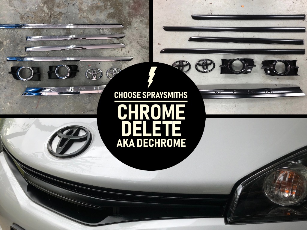 DECHROME / CHROME DELETE EMBLEMS/TRIMS, Car Accessories, Accessories on ...