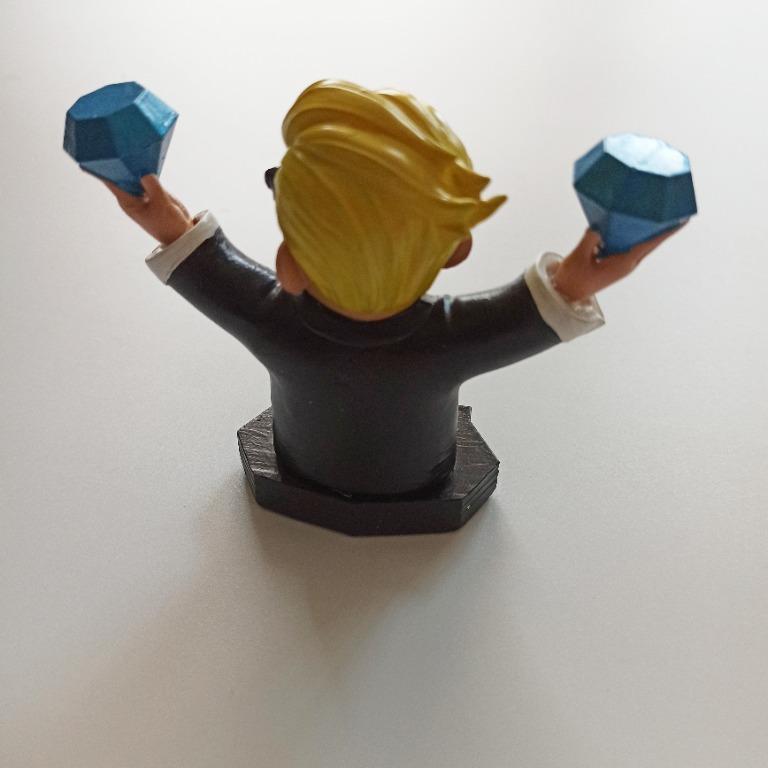 Diamond Hands Stonks Figurine Wallstreetbets, Hobbies & Toys, Toys ...