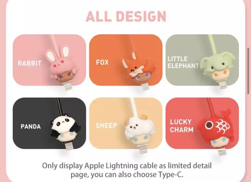 (POPMART) Dimoo Type-C cable (blind box), Mobile Phones & Gadgets ...