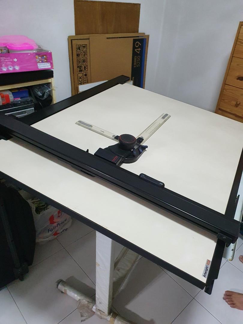 Drafting Table Machine, Furniture & Home Living, Furniture, Tables ...