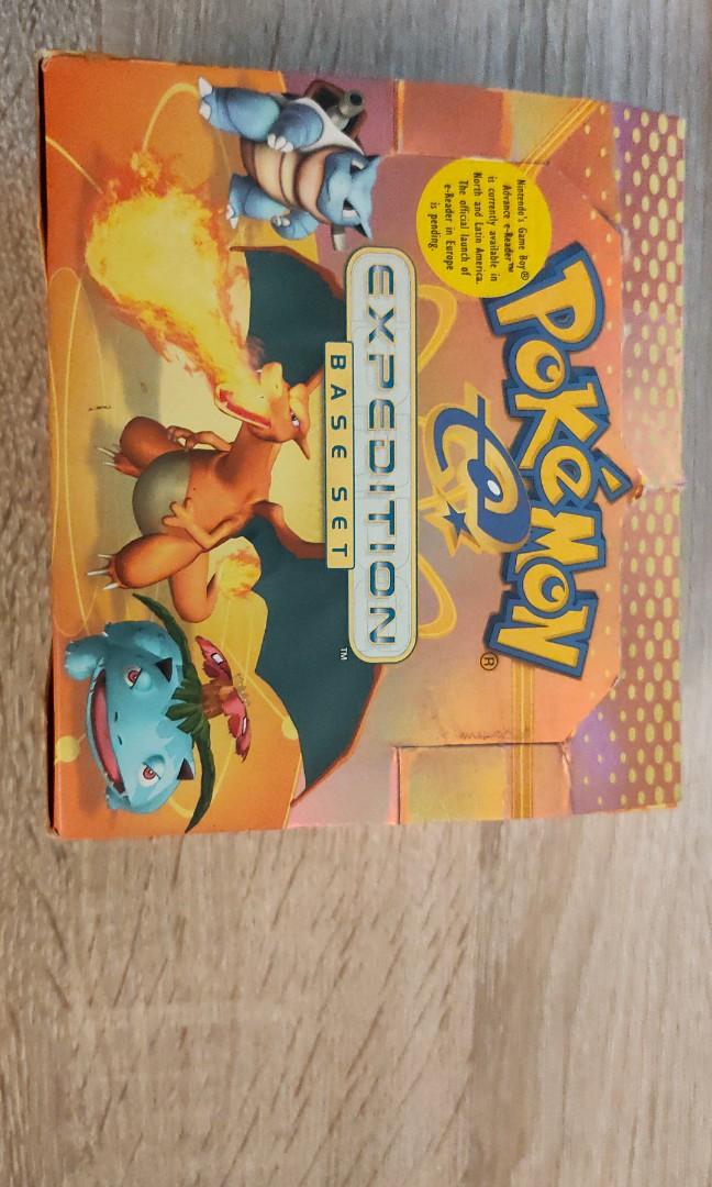 Empty expedition base set vintage booster box pokemon pokémon tcg ...