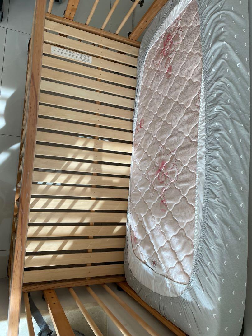 Farska baby cot with mattress, Babies & Kids, Baby Nursery & Kids ...