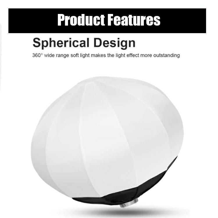 Foto Balloon Quick Ball Softbox 50/65/80cm Collapsible Sphere Softbox ...