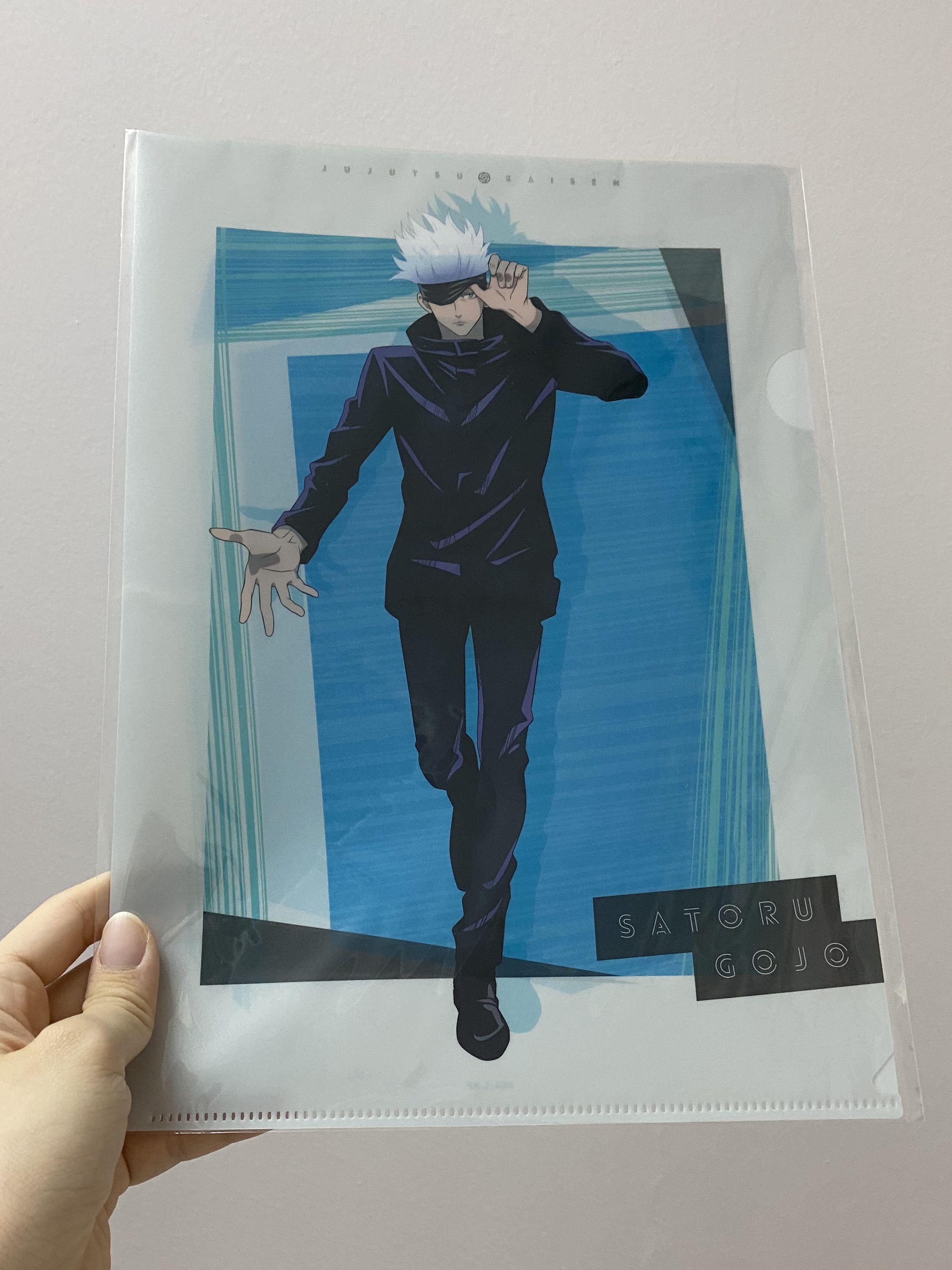JUJUTSU KAISEN GOJO SATORU OFFICIAL FILE FOLDER, Hobbies & Toys ...