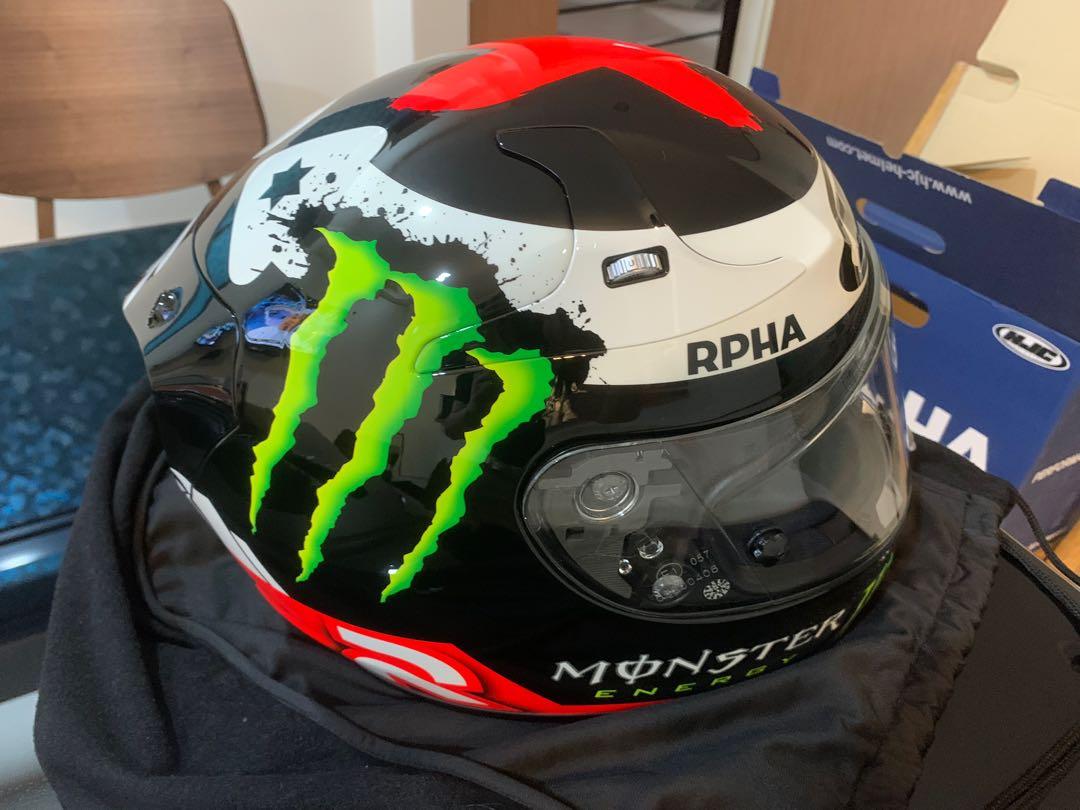 HJC RPHA 10 Plus Full Face Helmet, Motorcycles, Motorcycle Accessories ...