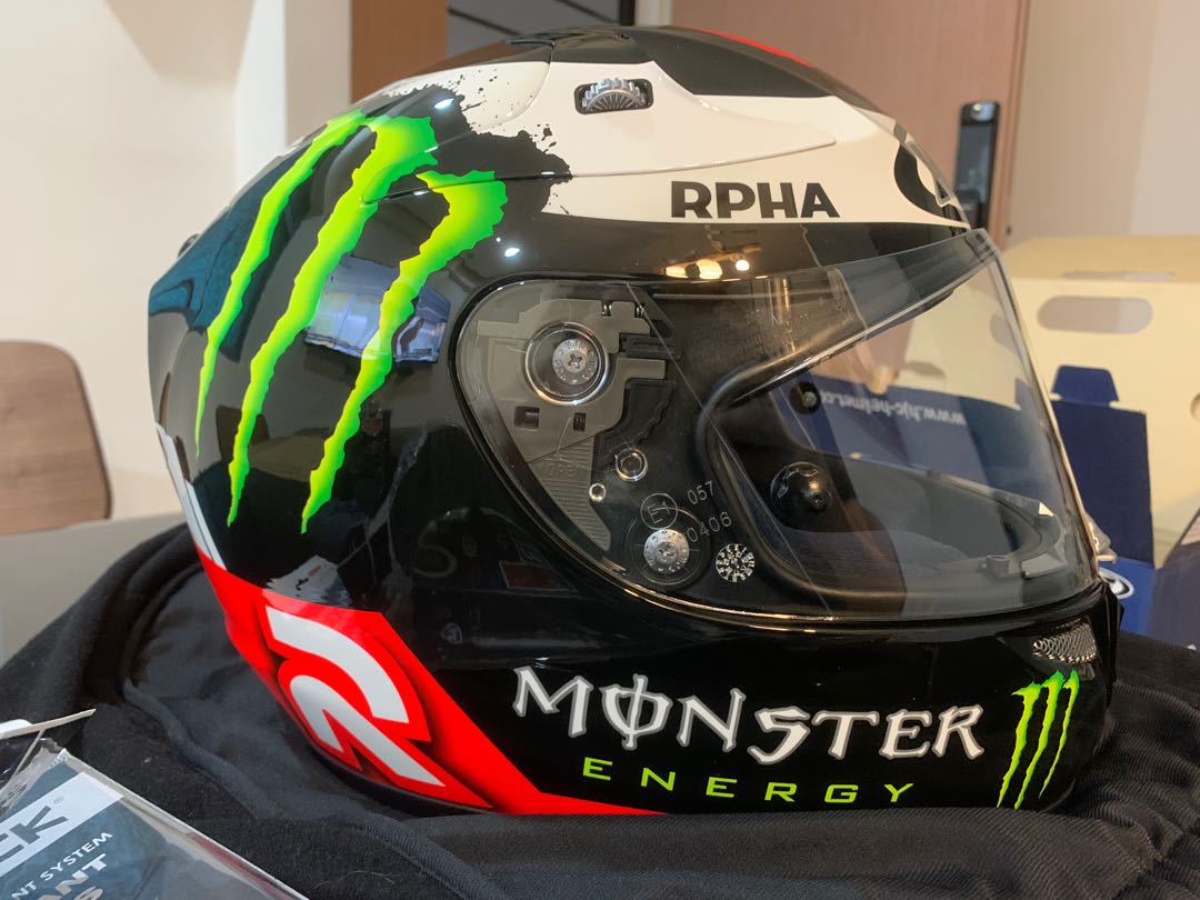 HJC RPHA 10 Plus Full Face Helmet, Motorcycles, Motorcycle Accessories ...