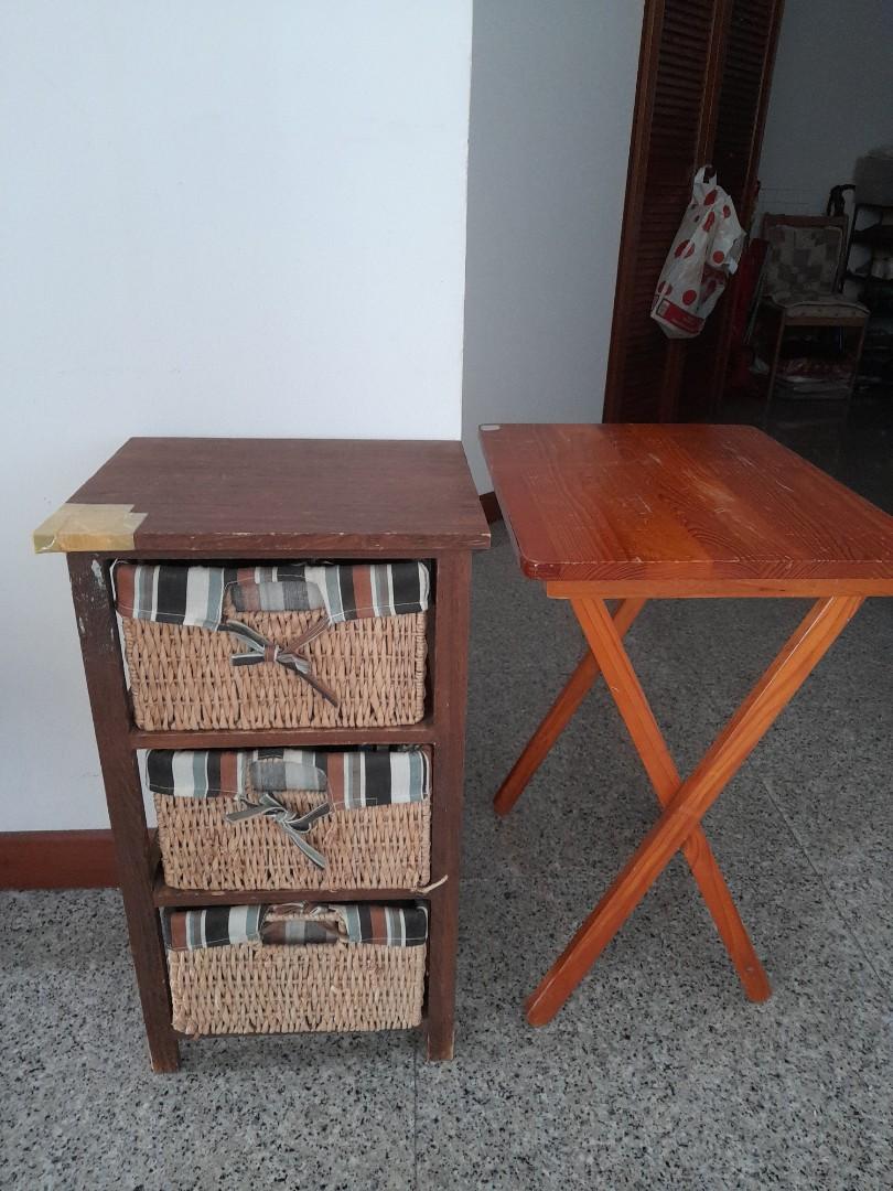 Ikea Kajak Rotating Storage Unit with Mirror, Furniture & Home Living ...