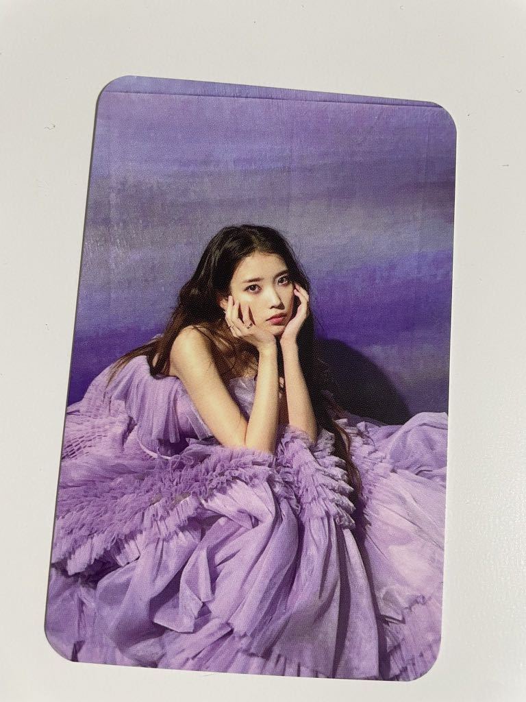 IU Music Korea Lilac Fansign Photocard, Hobbies & Toys, Memorabilia ...