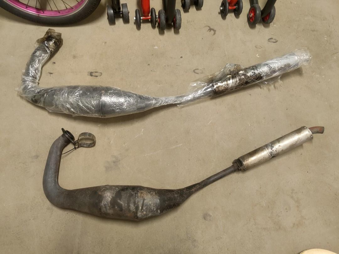Kawasaki krr exhaust, Motorcycles, Motorcycle Accessories on Carousell