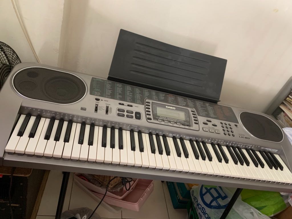 Key Lighting Keyboard Casio LK-80, Computers & Tech, Parts ...