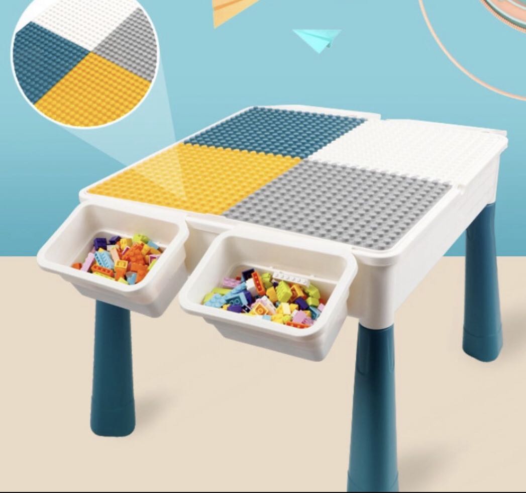 Kids lego & duplo activity & writing table, Babies & Kids, Baby Nursery ...