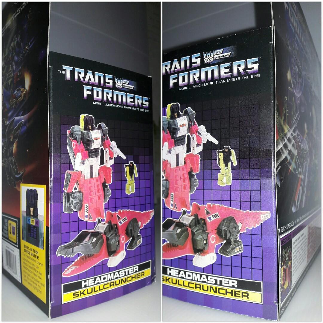 (KO) TRANSFORMERS KO G1 WEIRDWOLF SKULLCRUNCHER HEADMASTER HI-QUALITY ...