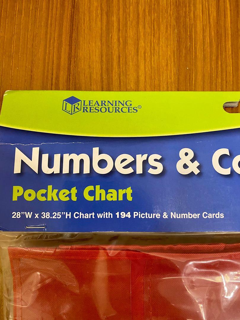 Learning Resources Numbers and Counting Pocket Chart Wall Chart ...