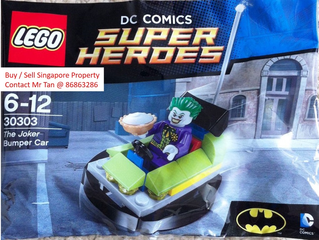 Lego Super Heroes 30303 The Joker Bumper Car DC Comics Minifig Polybag ...