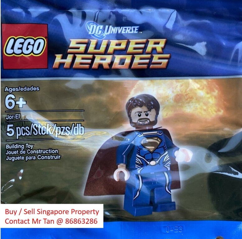 Lego Super Heroes 5001623 Jor El DC Comics Universe Polybag Superman ...