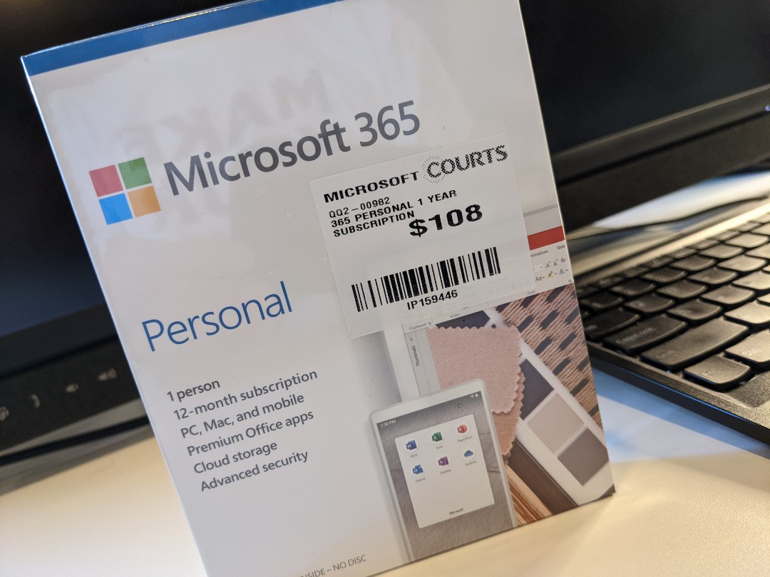 Microsoft 365 original box set with key, Computers & Tech, Laptops ...